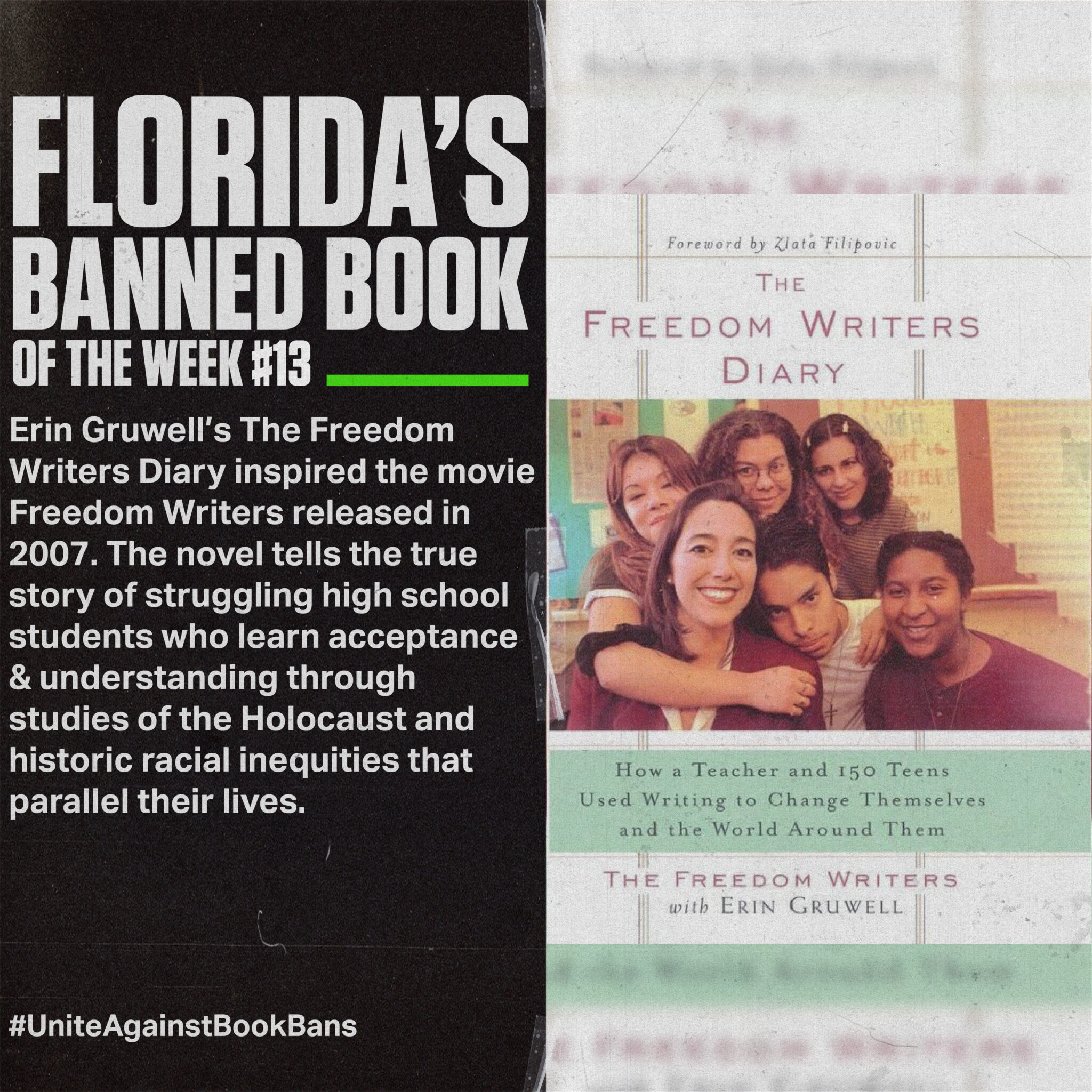 Banned Book of the Week: "The Freedom Writers Diary" - Progress Florida